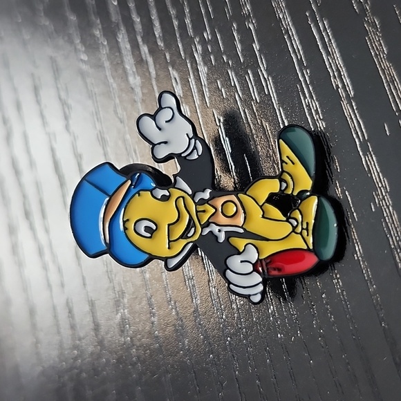 Disney | Accessories | Disneys Pinocchio Jiminy Cricket Inspired Enamel ...
